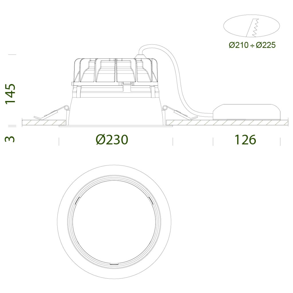 Disano 885 Compact Dark TW - BASIC | Led Rasvjeta